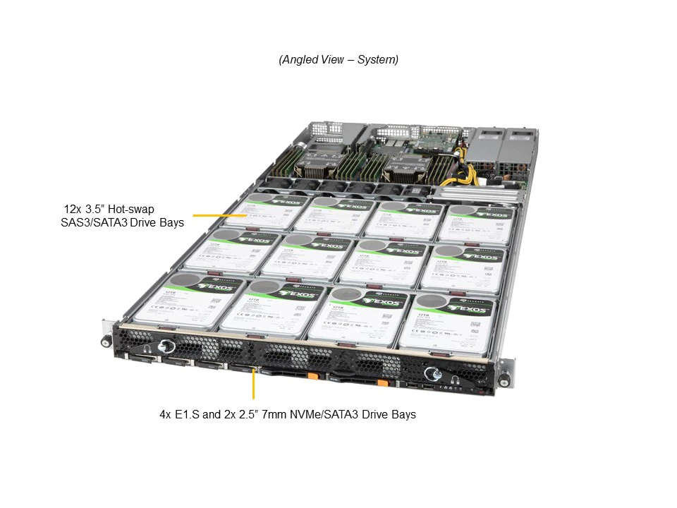 SSG-610P-ACR12N4L | Supermicro Storage SuperServer 610P-ACR12N4L
