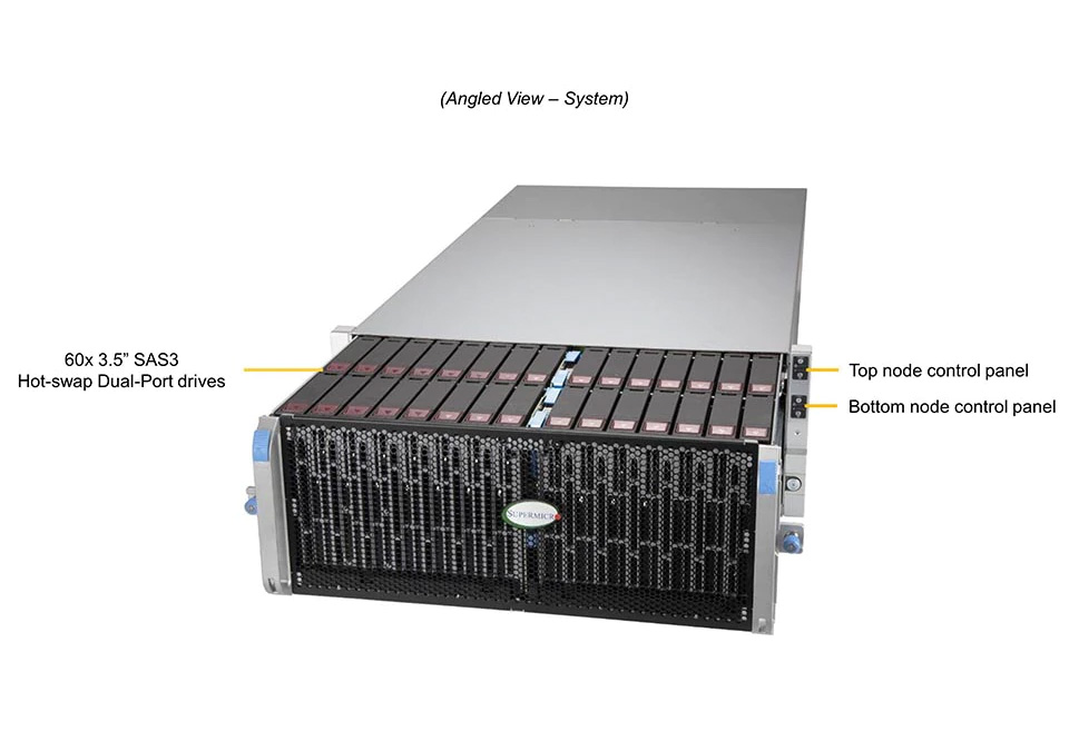SSG-6049SP-DE2CR60 | Supermicro 60 bay SuperStorage Server