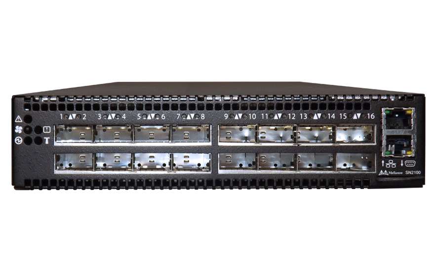 Nvidia Mellanox MSN2100-CB2F | Kurzer, Open-Ethernet-Switch CB2F