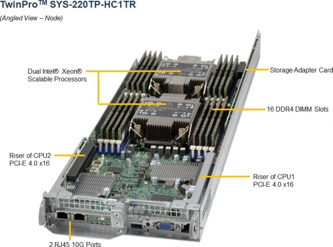 SYS-220TP-HC1TR | Supermicro TwinPro Superserver 220TP-HC1TR
