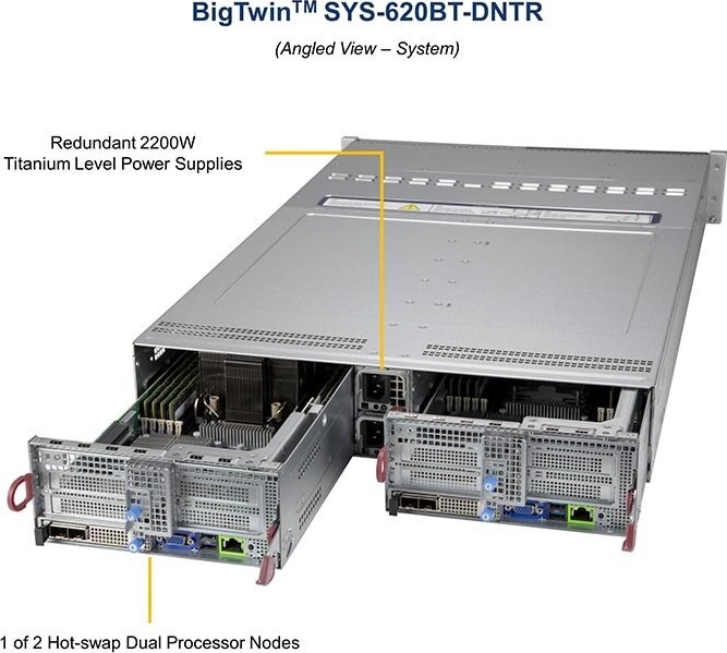 SYS-620BT-DNTR | Supermicro BigTwin Superserver 620BT-DNTR