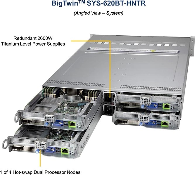 Supermicro SYS-620BT-HNTR | BigTwin Superserver 620BT-HNTR