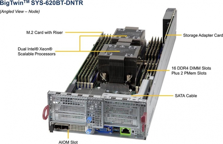 SYS-620BT-DNTR | Supermicro BigTwin Superserver 620BT-DNTR