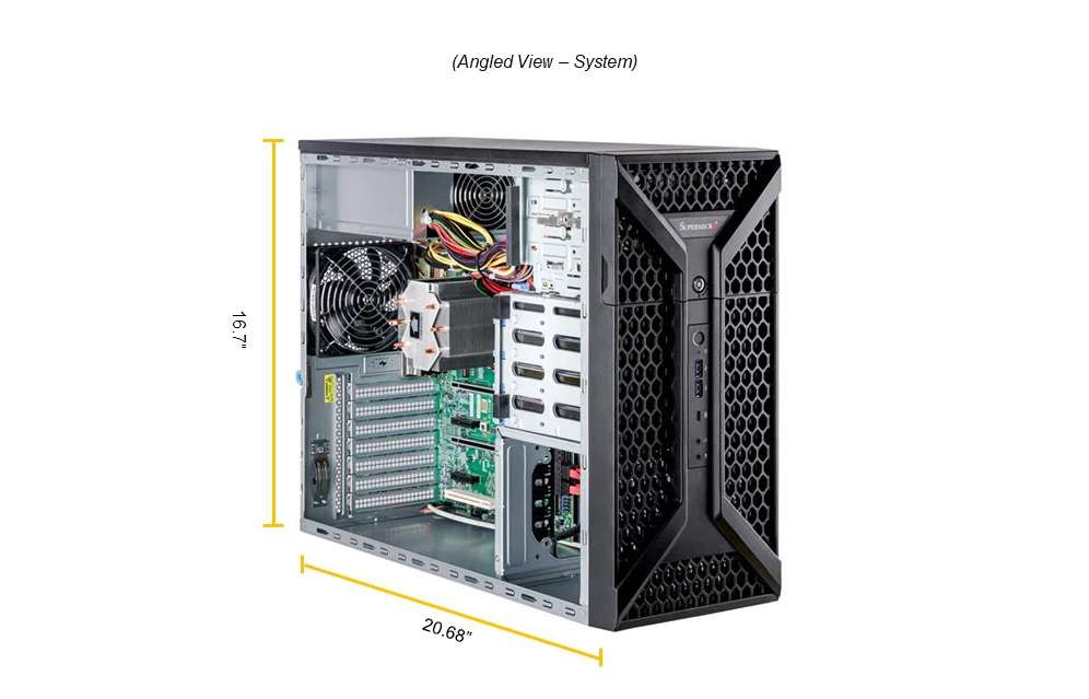 Supermicro SYS-531A-IL | Single Core-i UP Workstation